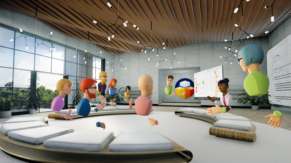 The new way of working: virtual collaboration in VR